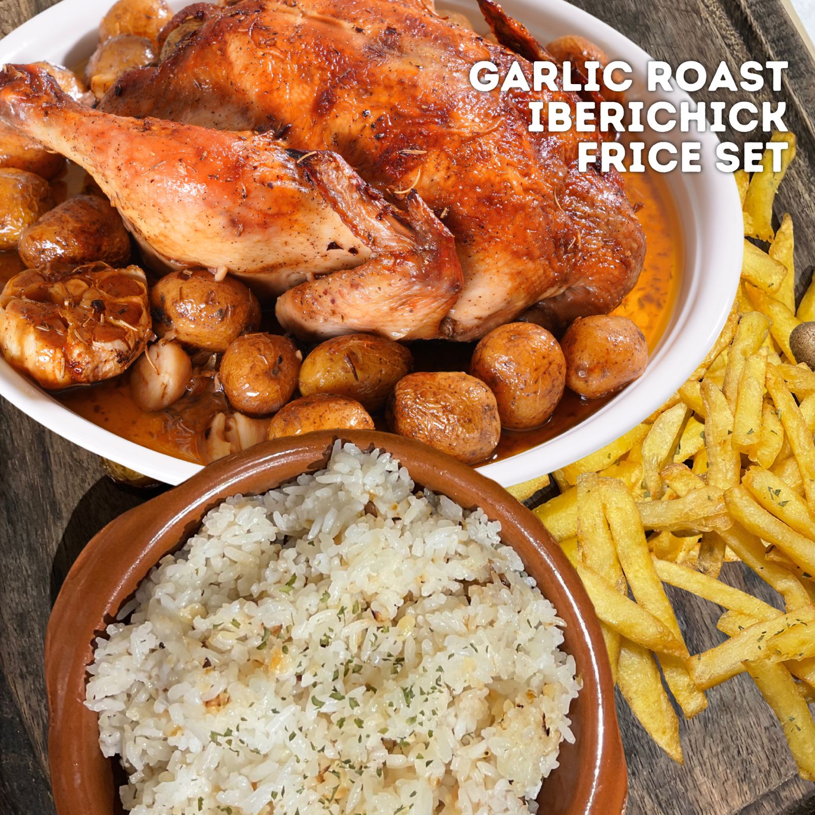 Garlic Roast Iberichick Frice Set – MrCochinillo